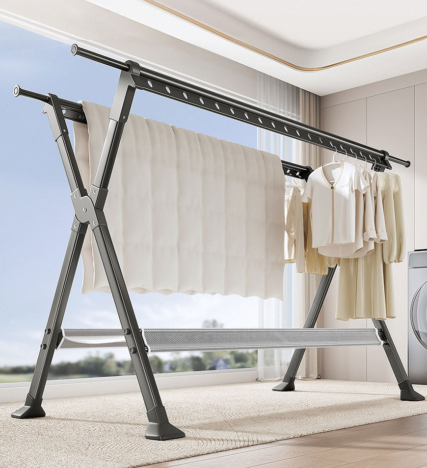 Joybos® 90 Inches Heavy Metal Folding Portable Clothes Drying Rack F21 ...